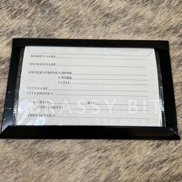 Other | Horse Stall Card Holder | Poshmark